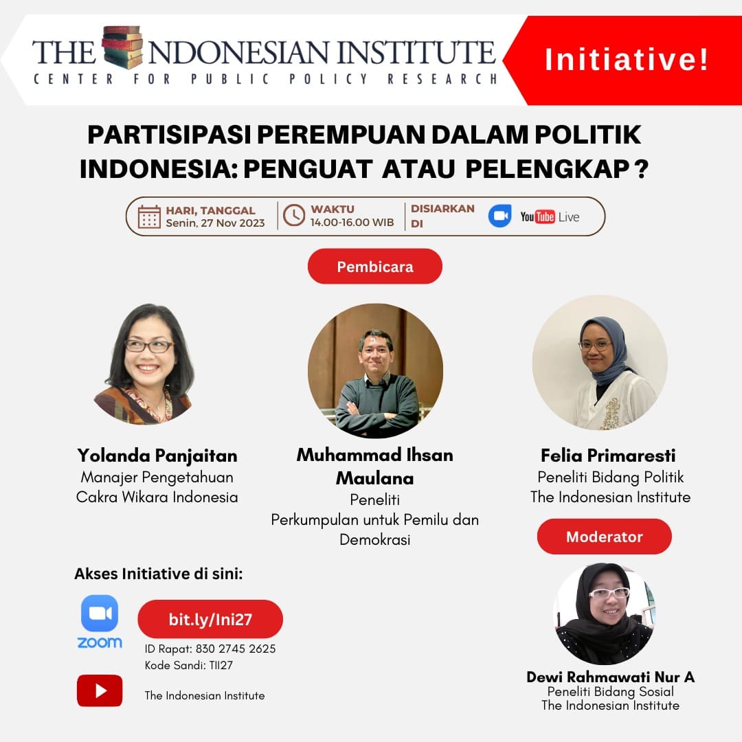 Initiative! – Partisipasi Perempuan dalam Politik Indonesia: Penguat ...