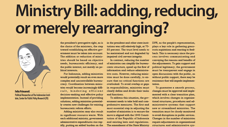 Ministry Bill – adding, reducing, or merely rearranging? | The ...